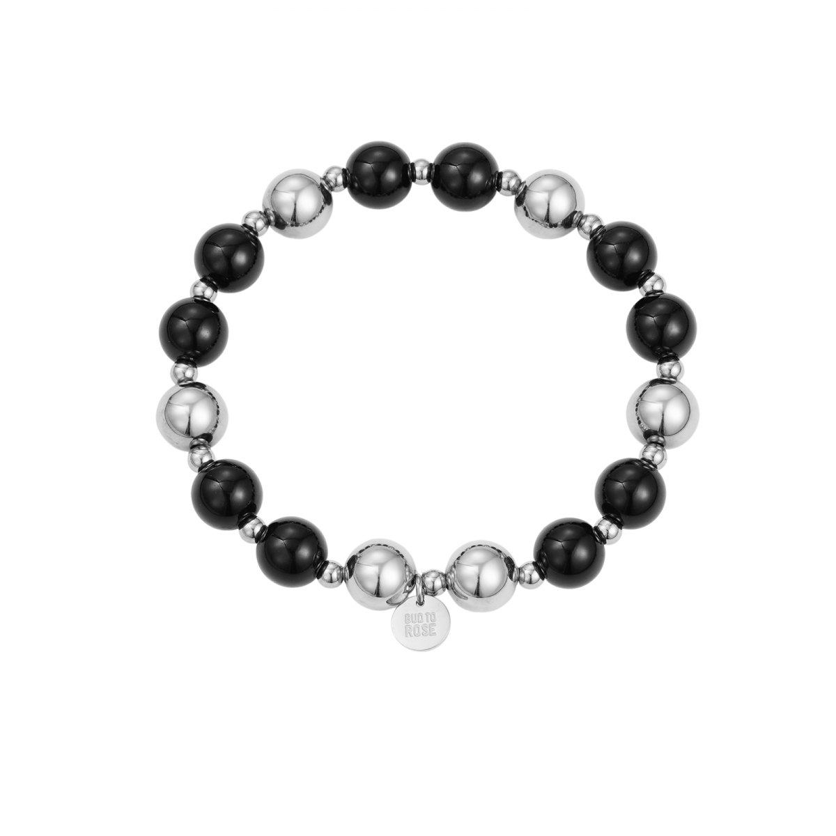 Kelly Bracelet Black/Silver | BRACELETS | BUD TO ROSE™